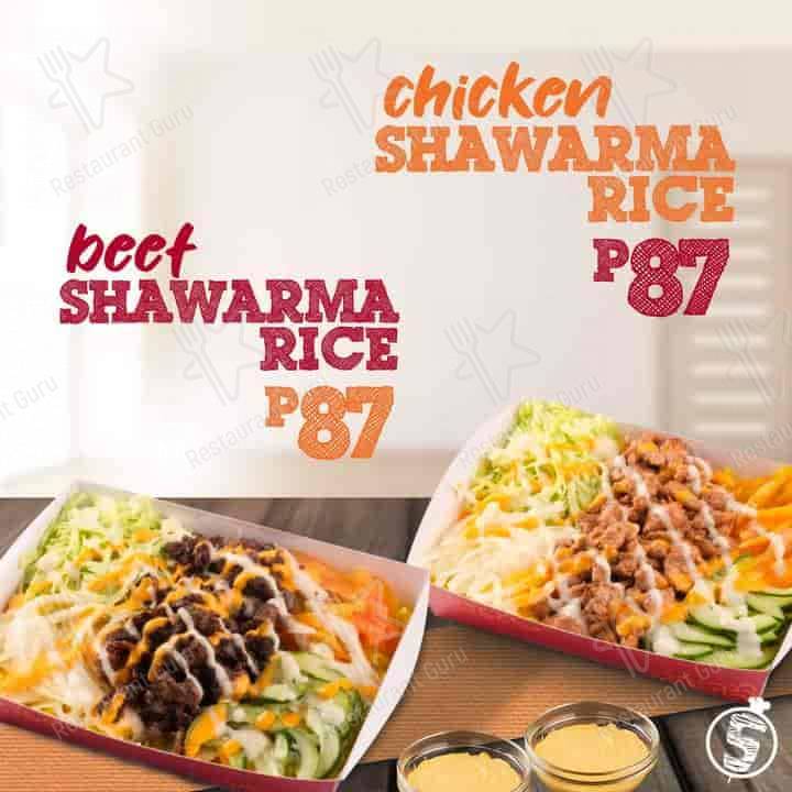 Menu at Sha-Wraps, Quezon City, Shopwise Arcade