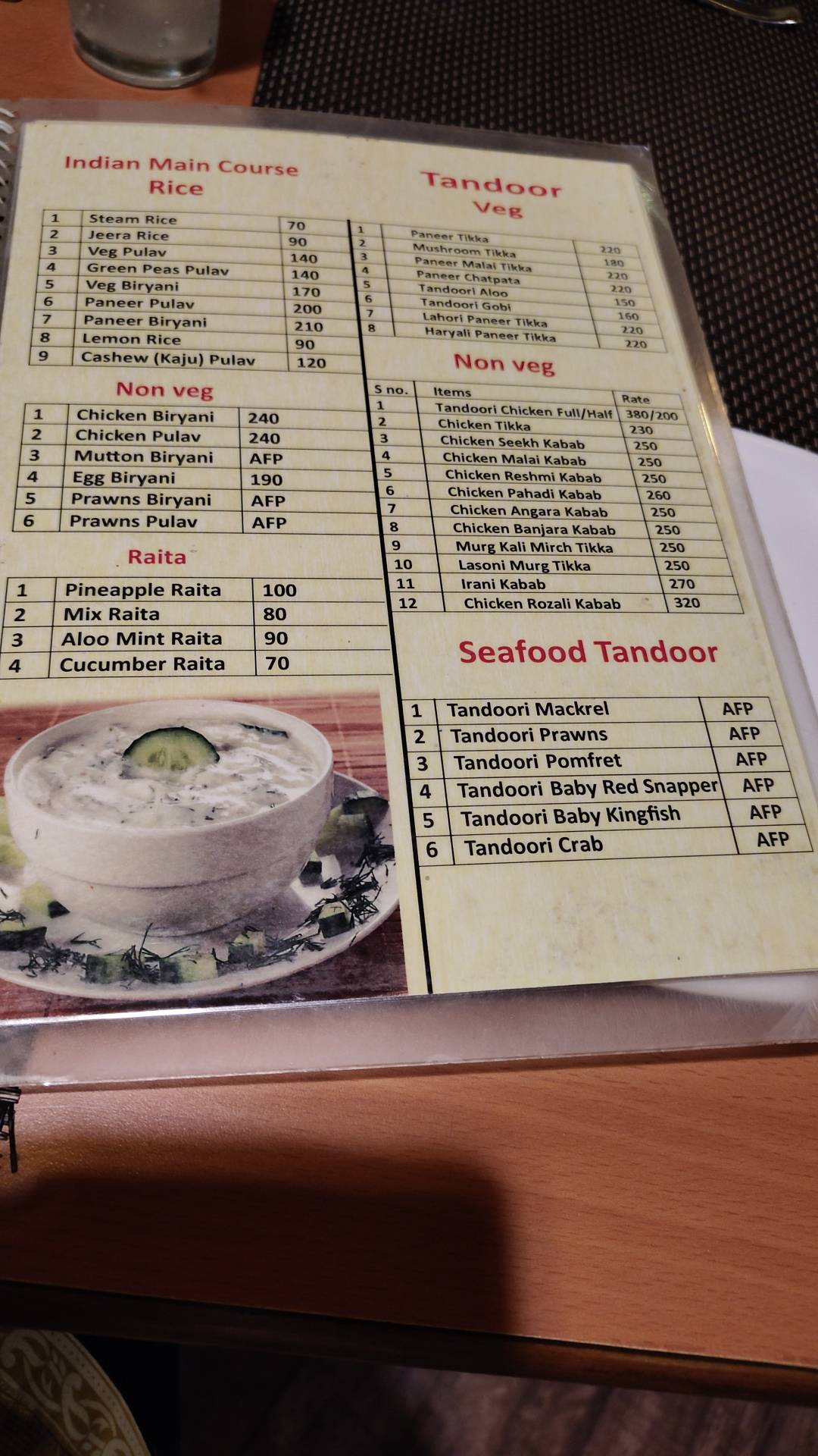Menu at Siolim Deck Family Restaurant & Bar, Siolim