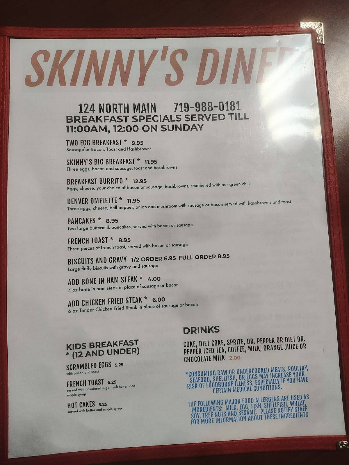 Carta de Skinnys, La Veta