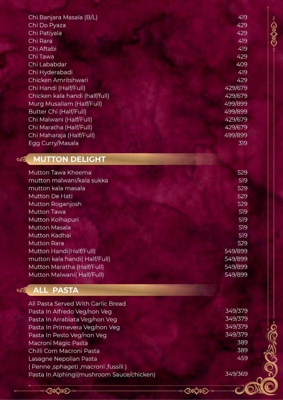 Menu at SkyDeck Rooftop Restaurant, Pimpri-Chinchwad