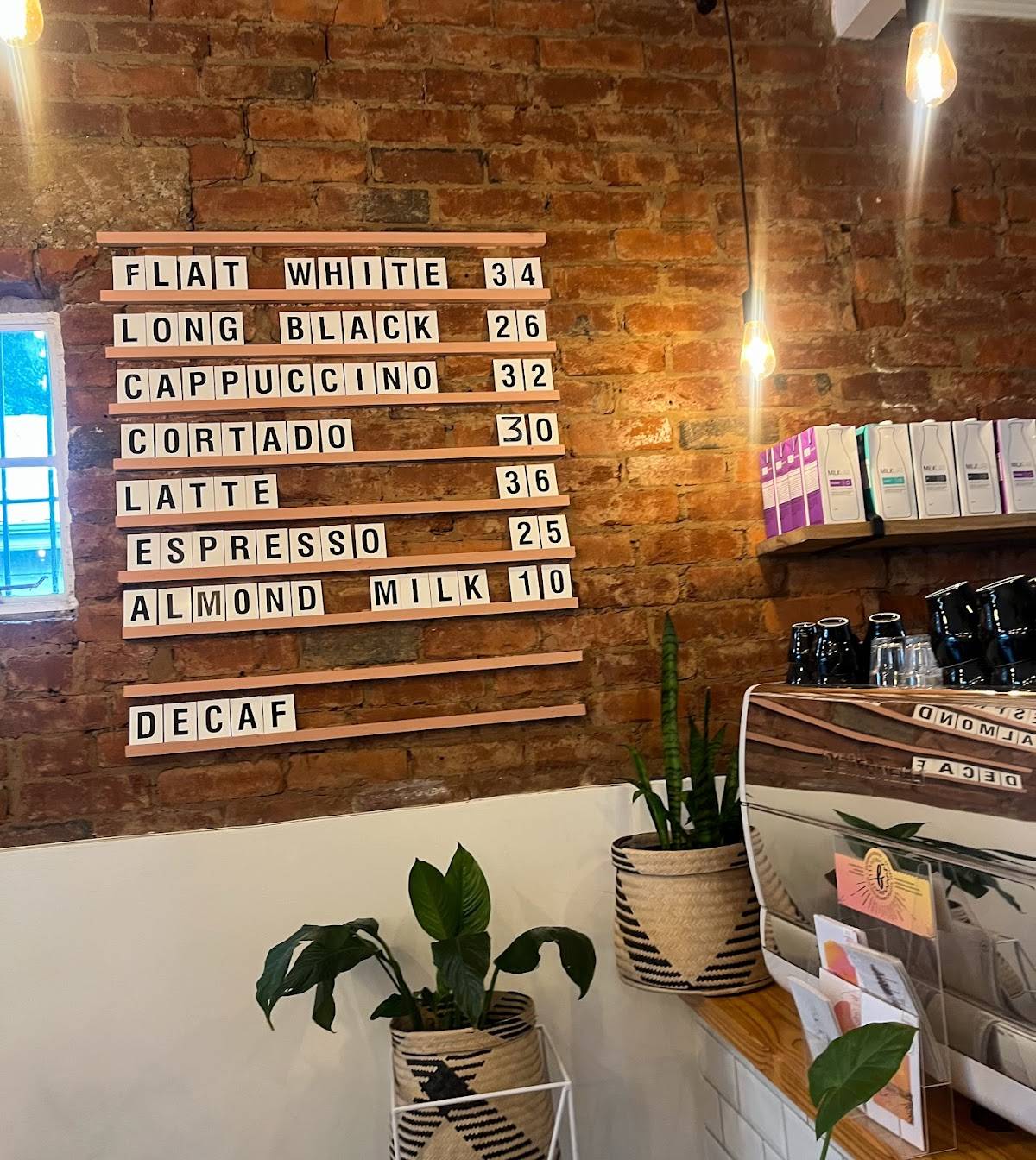 Menu at Skyline Coffee Durban coffee house, Durban
