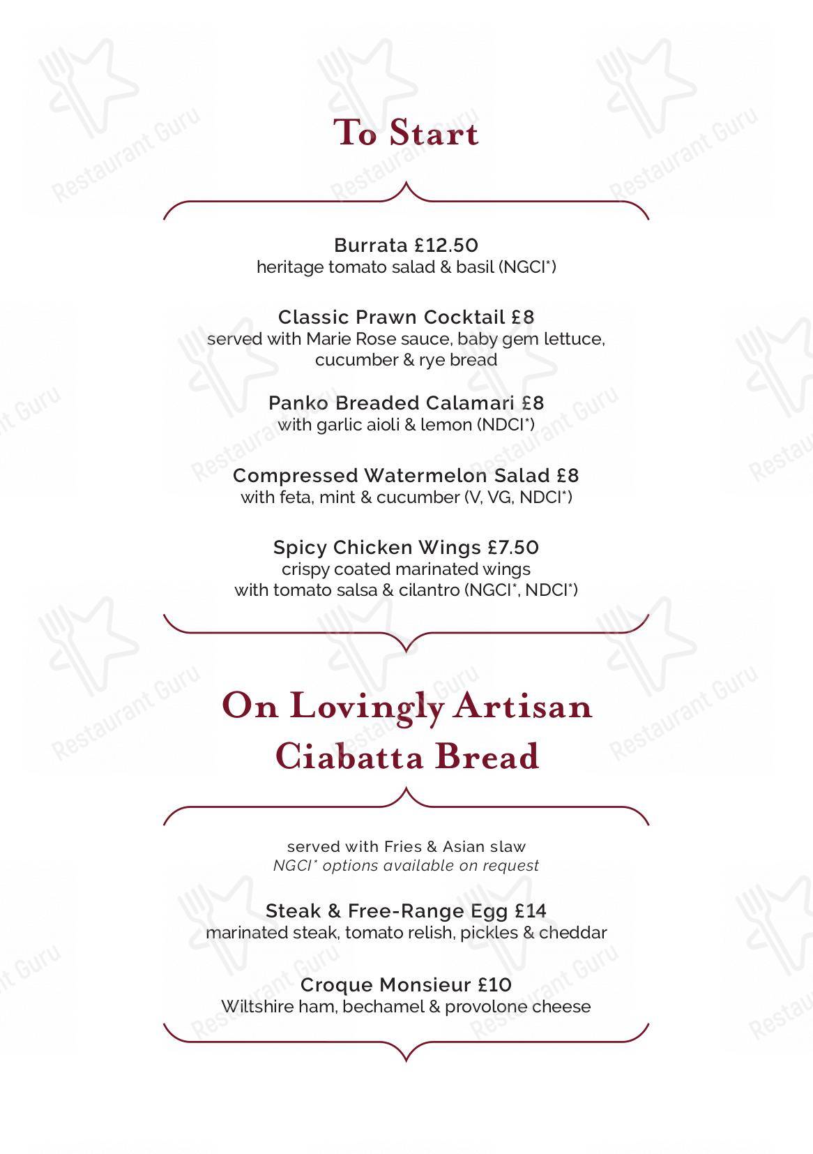 Menu at Smiths at Gretna Green Hotel pub & bar, Gretna