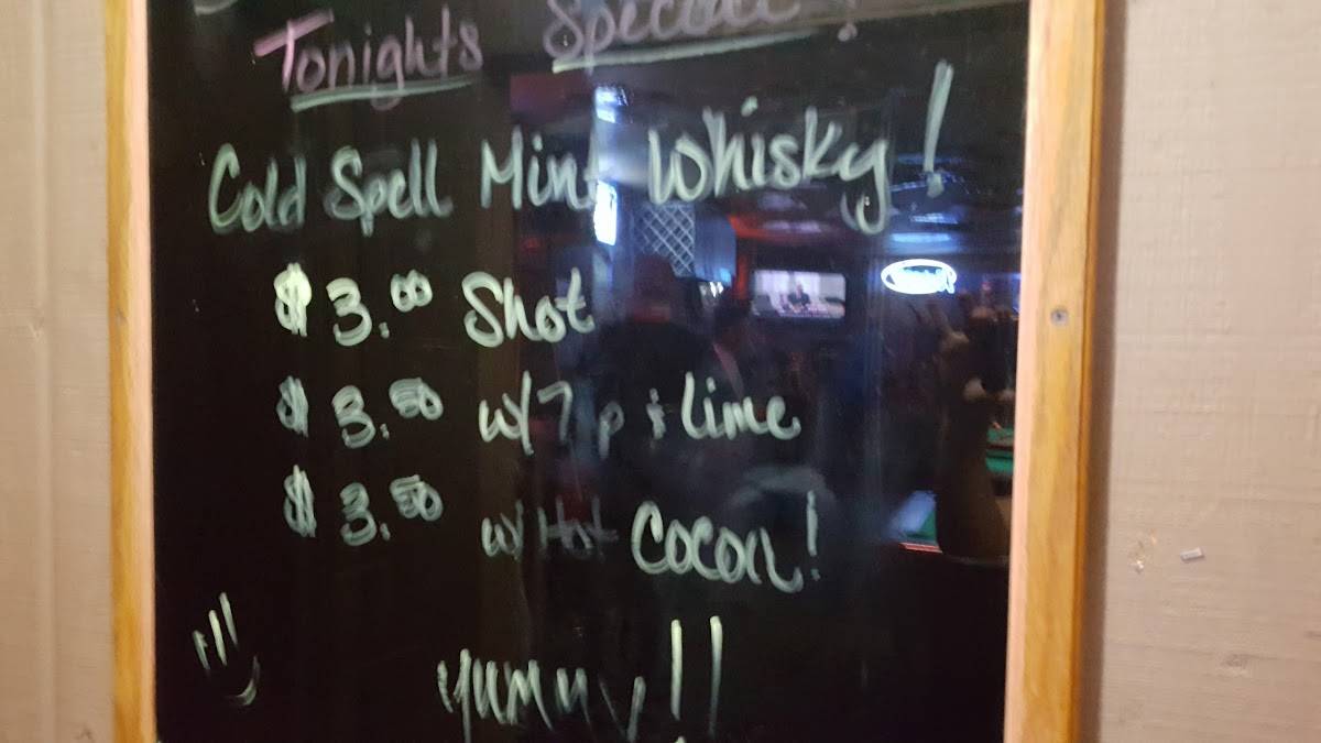 Menu at Snoops Saloon pub & bar, Spokane