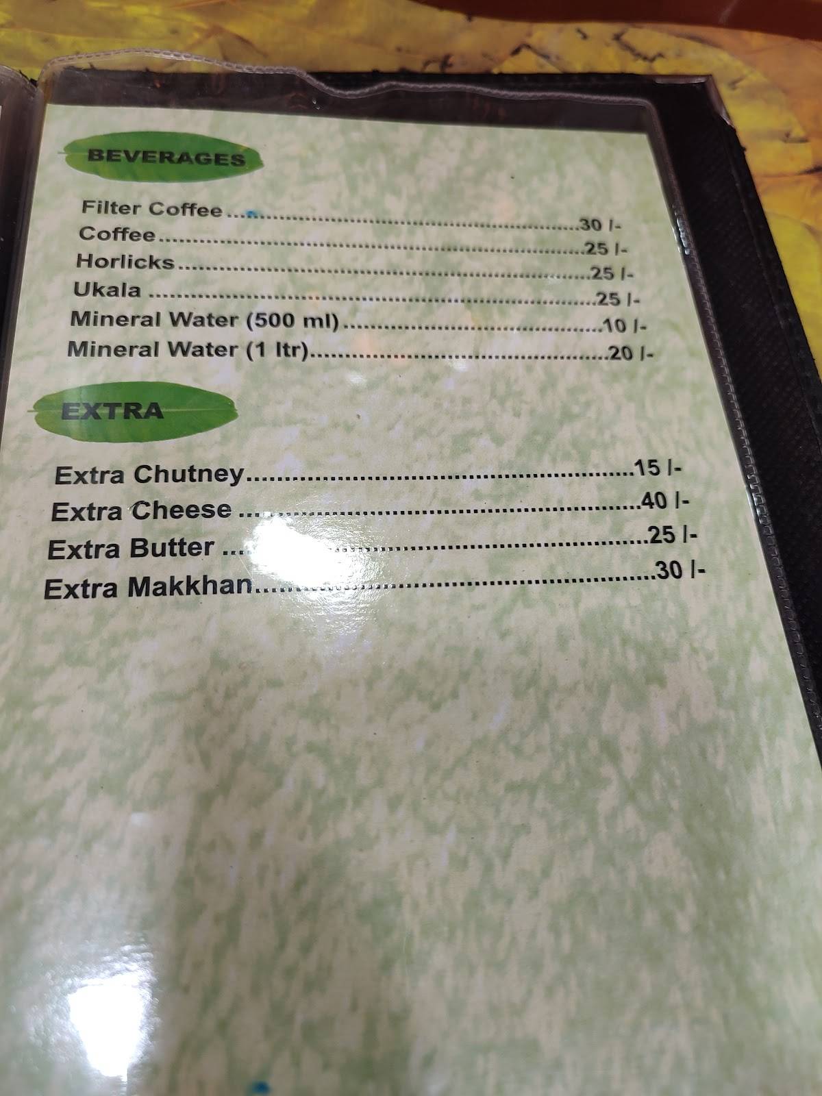 Menu at South Indian Brahmin Cafe, Mumbai, 6