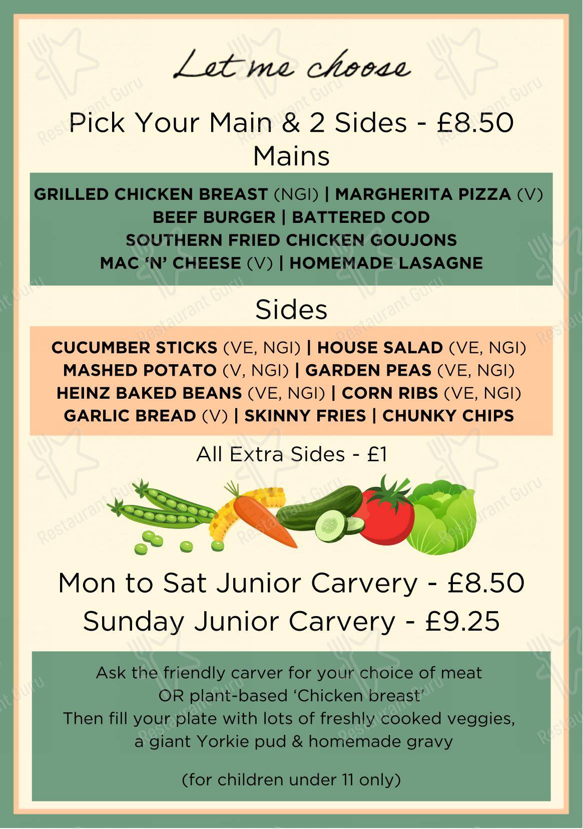 Menu at Spread Eagle pub & bar, Romiley, Hatherlow