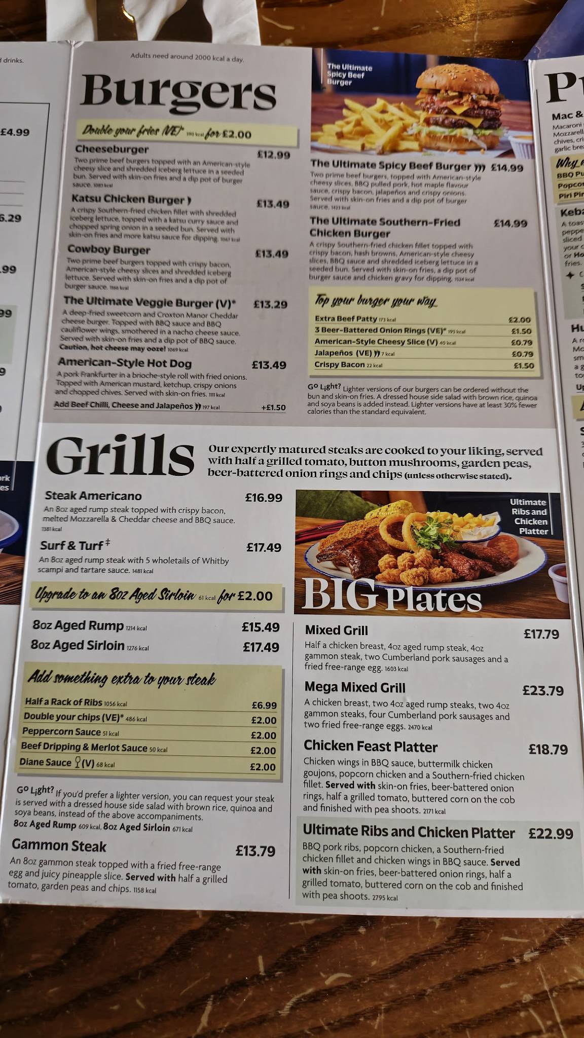 Menu at Spring River pub & bar, Swanscombe, Talbot Ln