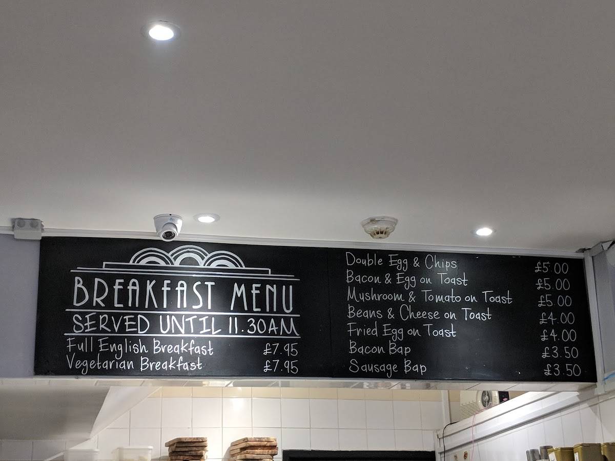Carta de St Giles’ Café, Oxford
