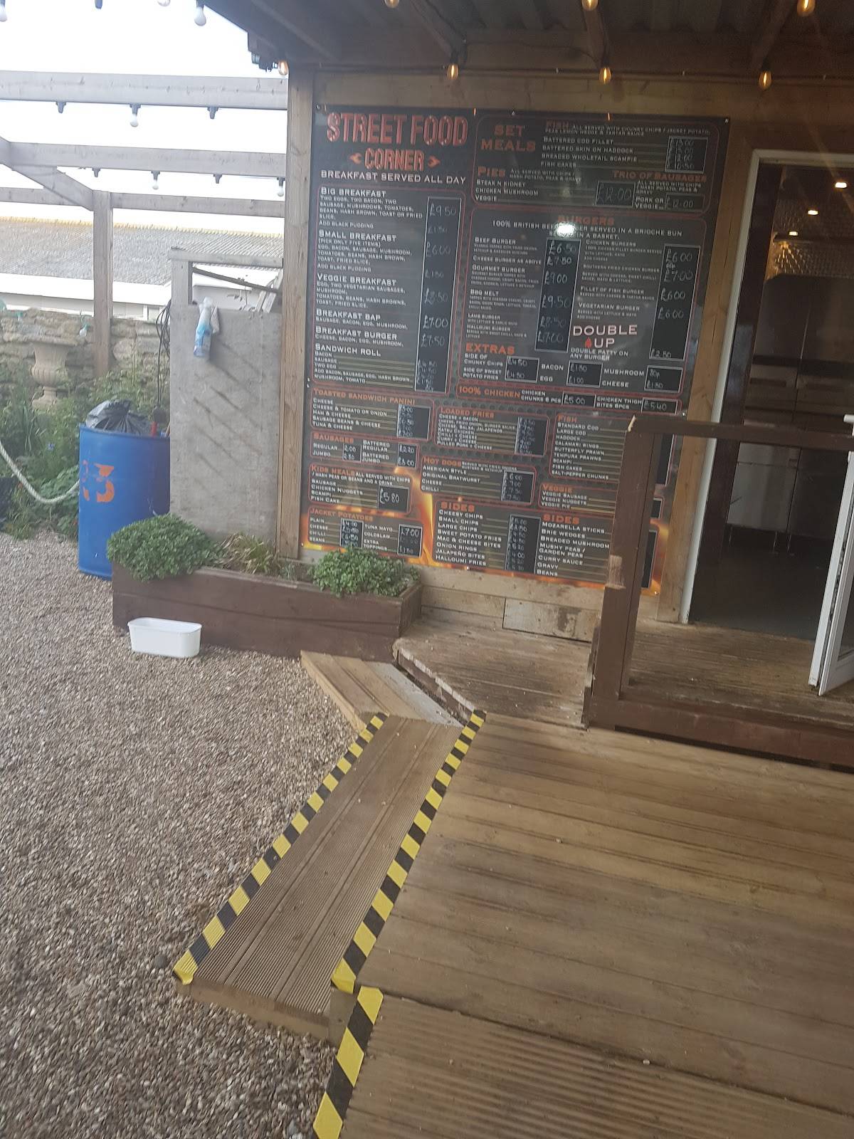 Menu at Street Food Corner restaurant, Bridport
