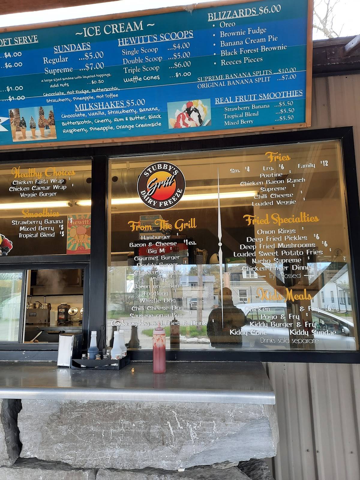 Menu at Stubby's Grill And Dairy Freeze restaurant, Delhi