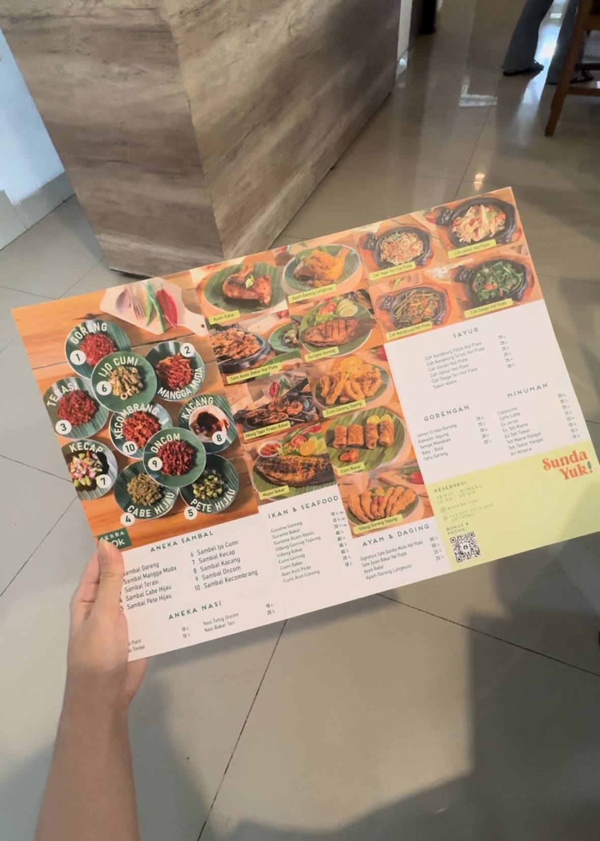 Menu at SundaYuk! Restoran Sunda Keluarga restaurant, Kadumangu