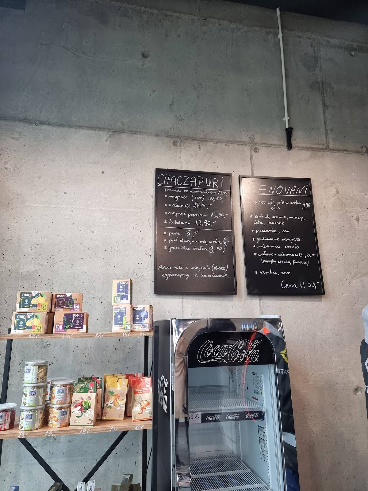 Menu at Supra Piekarnia Gruzińska, Rzeszow