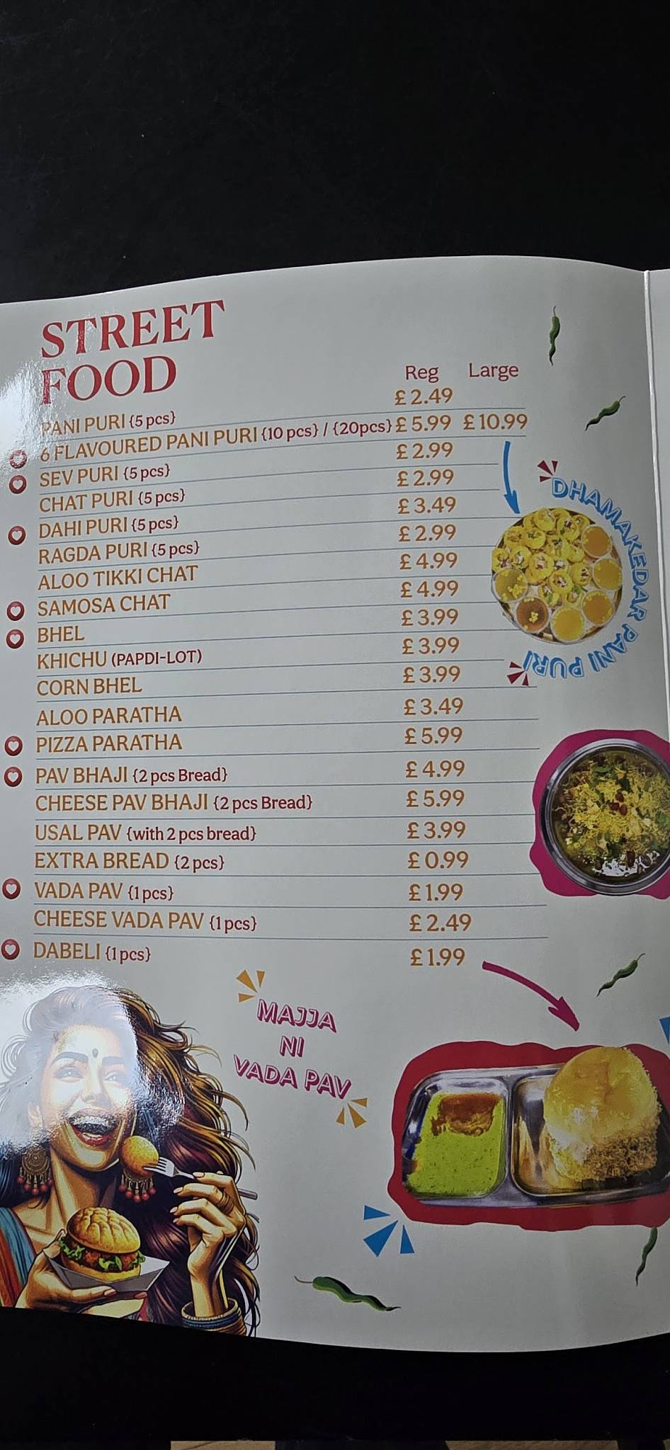 Menu at Suratwala Food Corner restaurant, Leicester