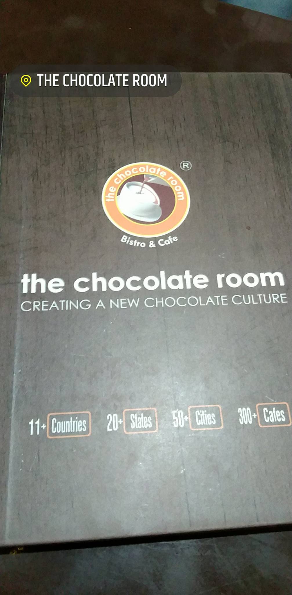 Menu at The Chocolate Room, Surendranagar