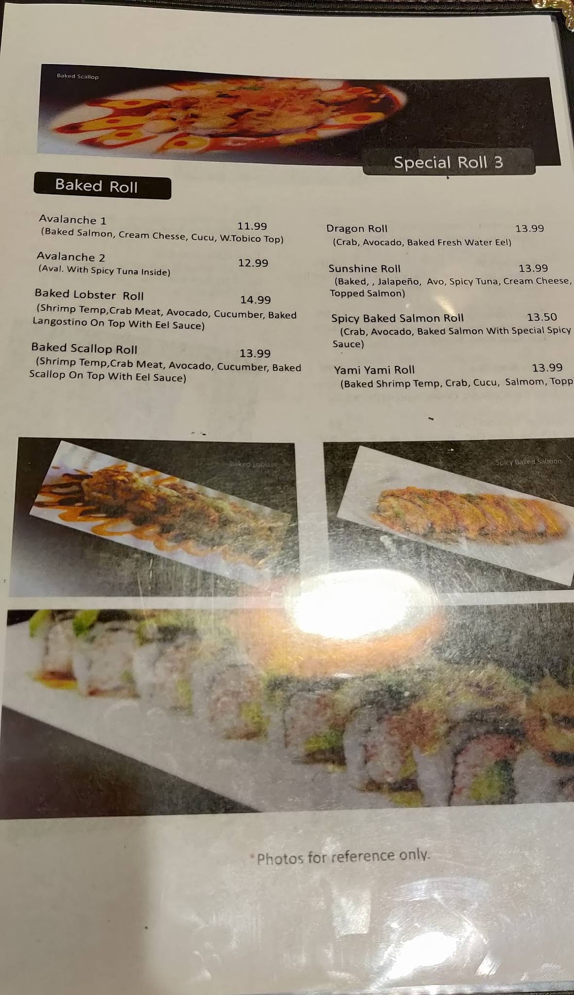 Menu at Sushi Boat & Korean BBQ, Laramie