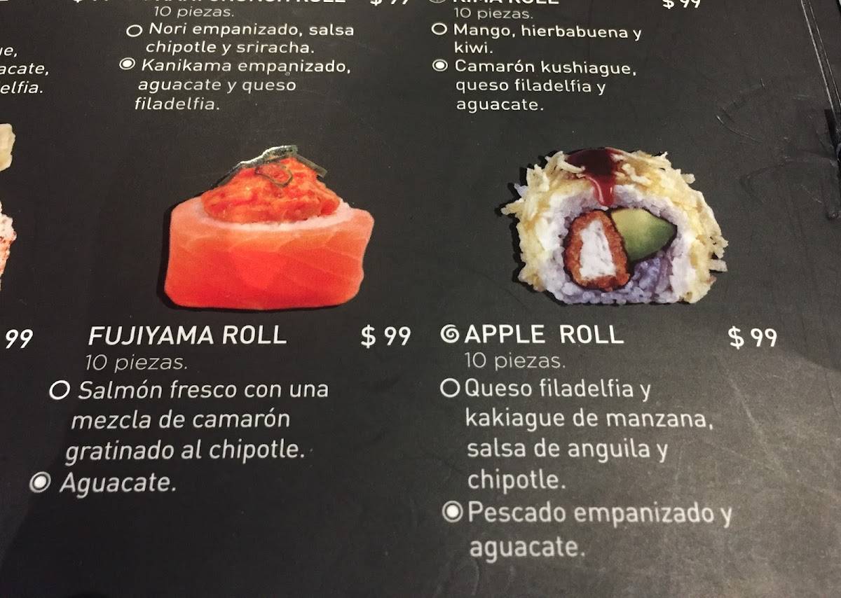 Carta del restaurante Sushi Roll Sama Center, Mexico, Eje Central ...