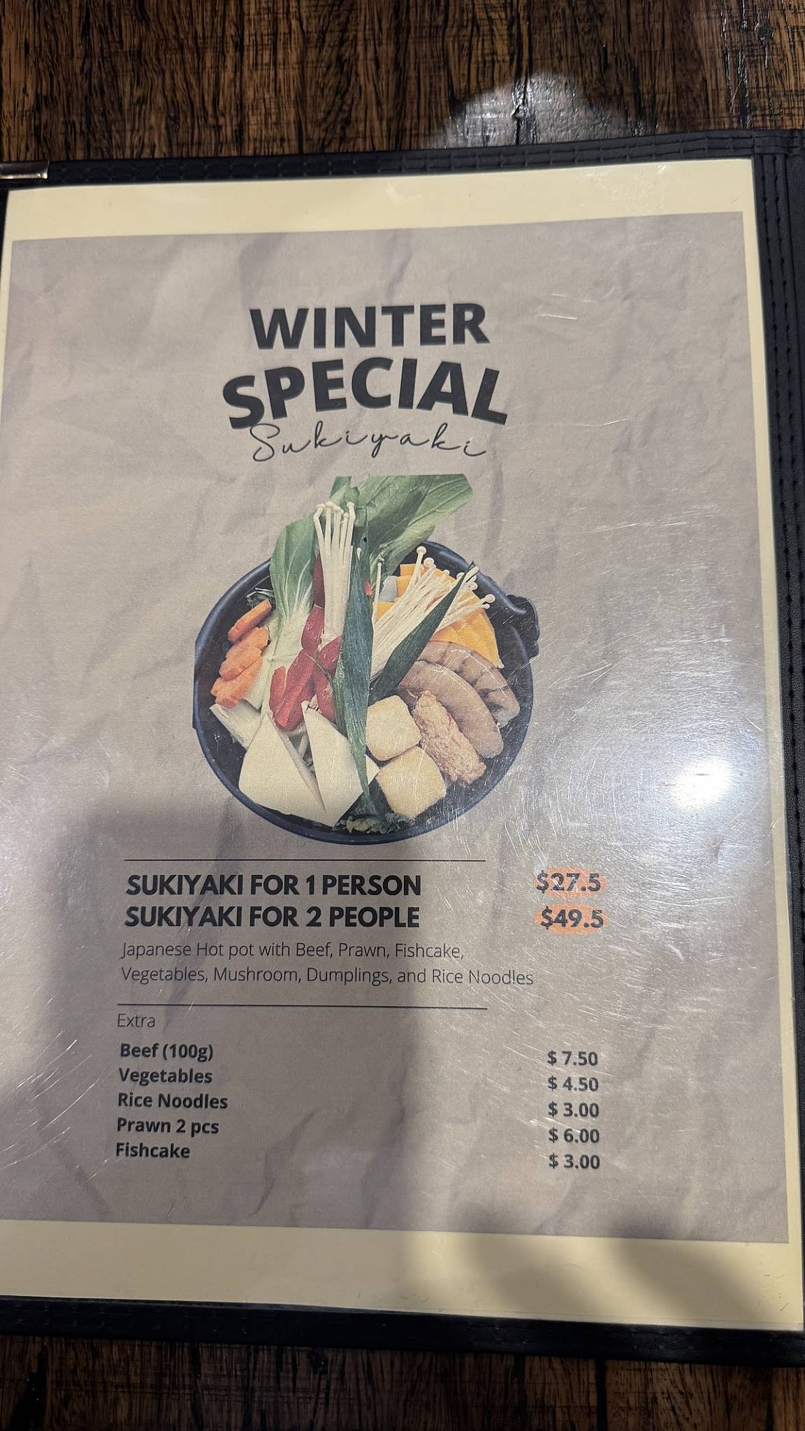 Menu at Sushi n Co. restaurant, Katoomba