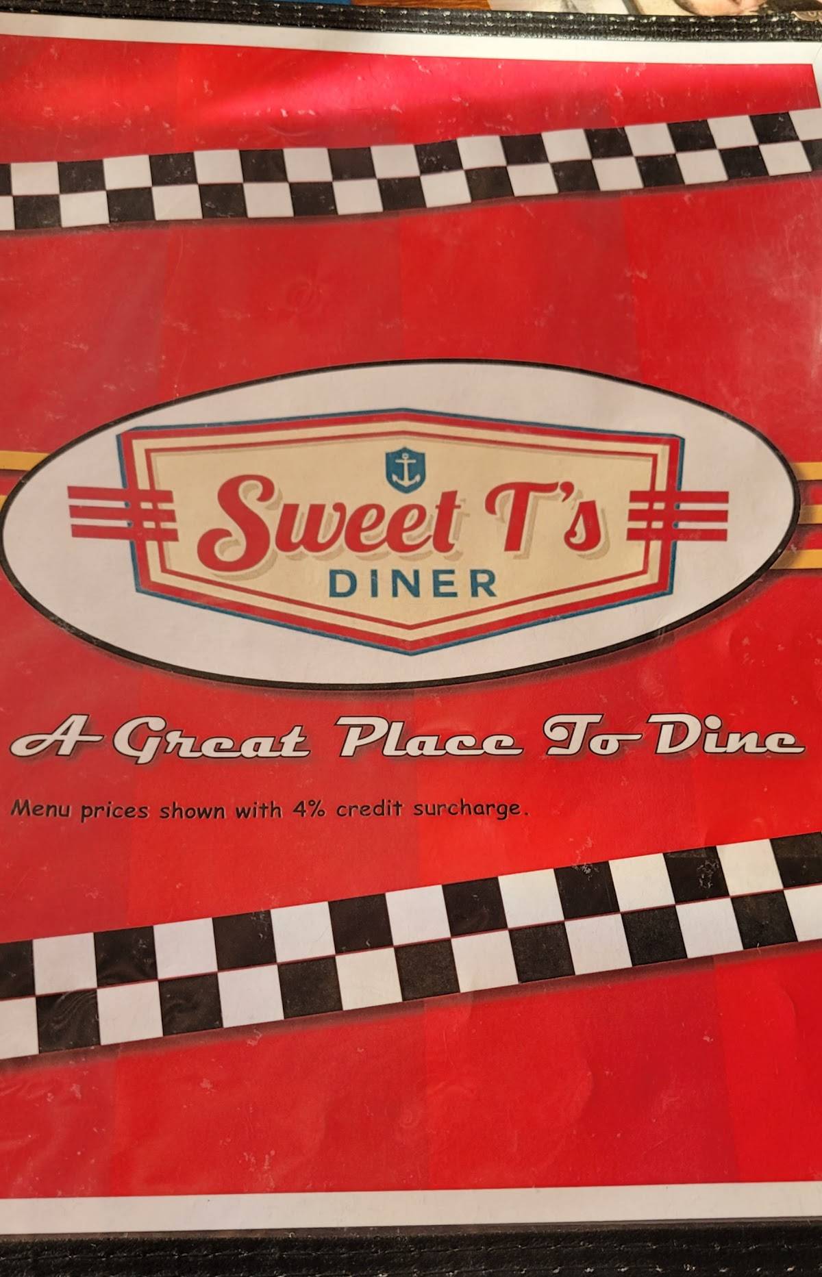 Menu at Sweet T's Diner restaurant, Freeport, 230 W 2nd St
