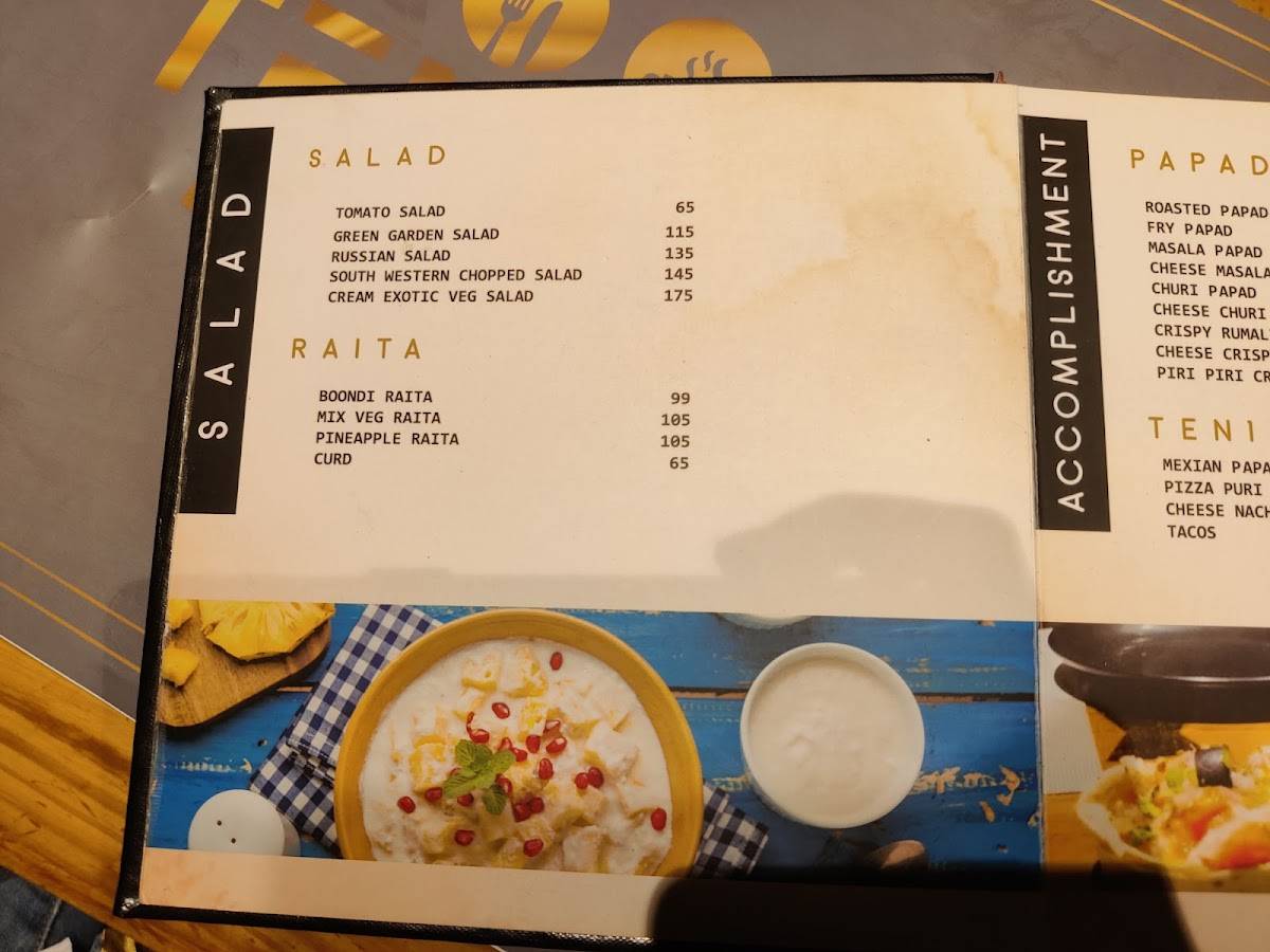 Menu at TEN 11 Lounge, Bhuj, Mundra Rd