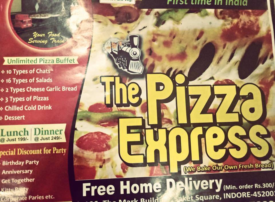 Menu at THE PIZZA EXPRESS, Indore
