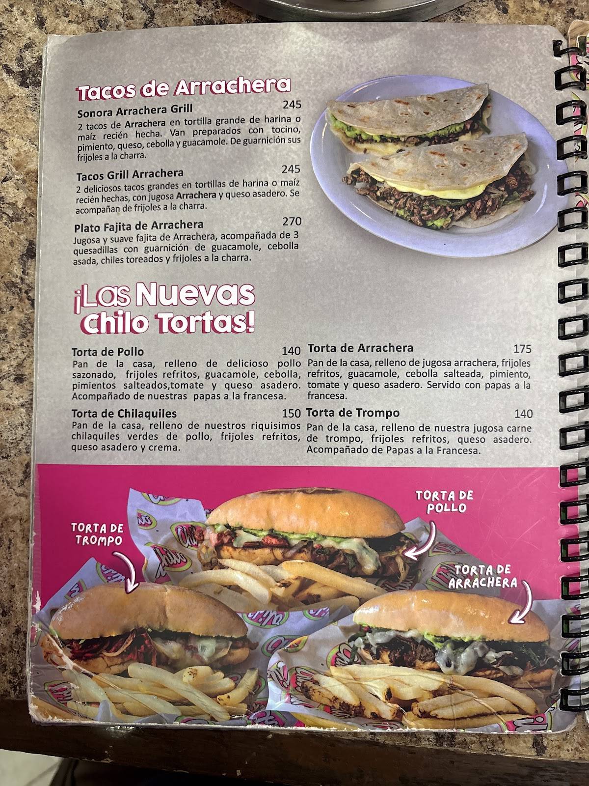 Carta del restaurante Tacos Chilo, Monterrey, Gral. Pablo González ...