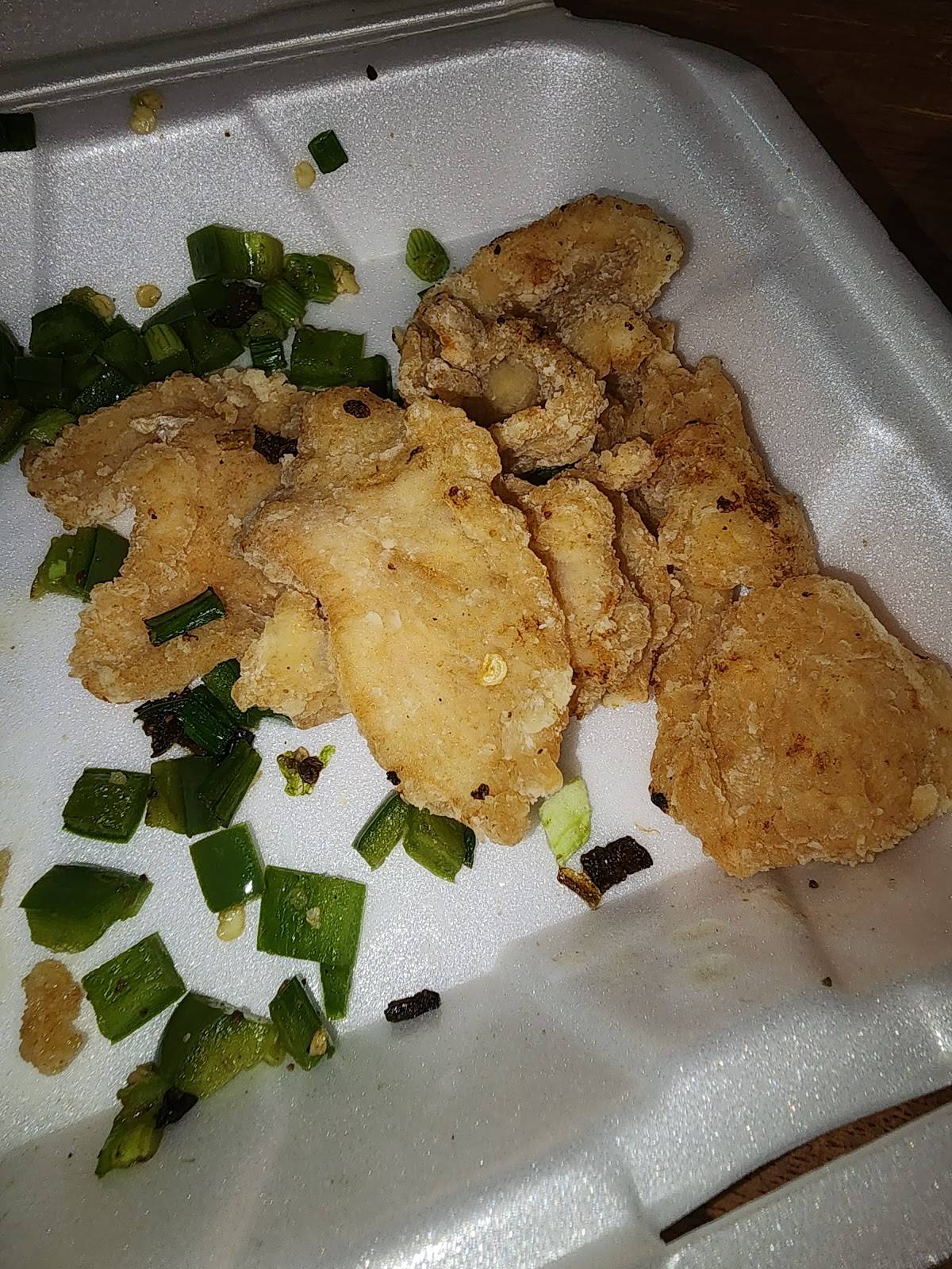 Menu at Tai Li restaurant, Houston