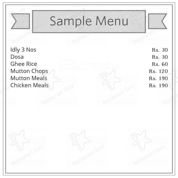 Menu at Tegu Mess, Mysuru, #5