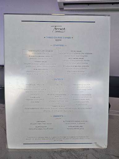 Menu at Terrace Rooftop Dining pub & bar, Plymouth
