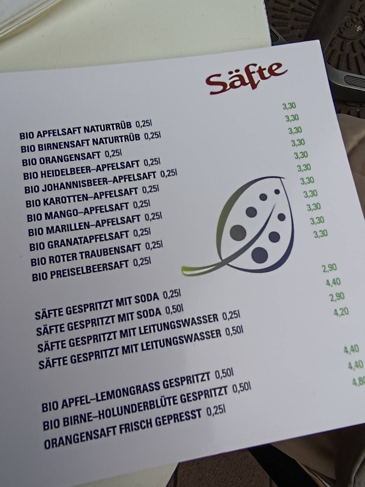 Speisekarte von Tewa am Naschmarkt restaurant, Wien