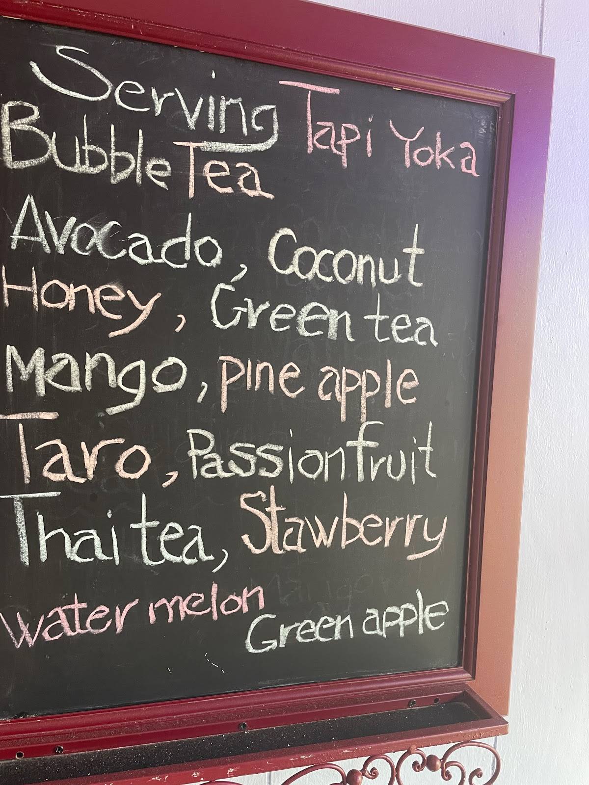 Menu at Thai Ocha restaurant, Plymouth, 200 S Main St