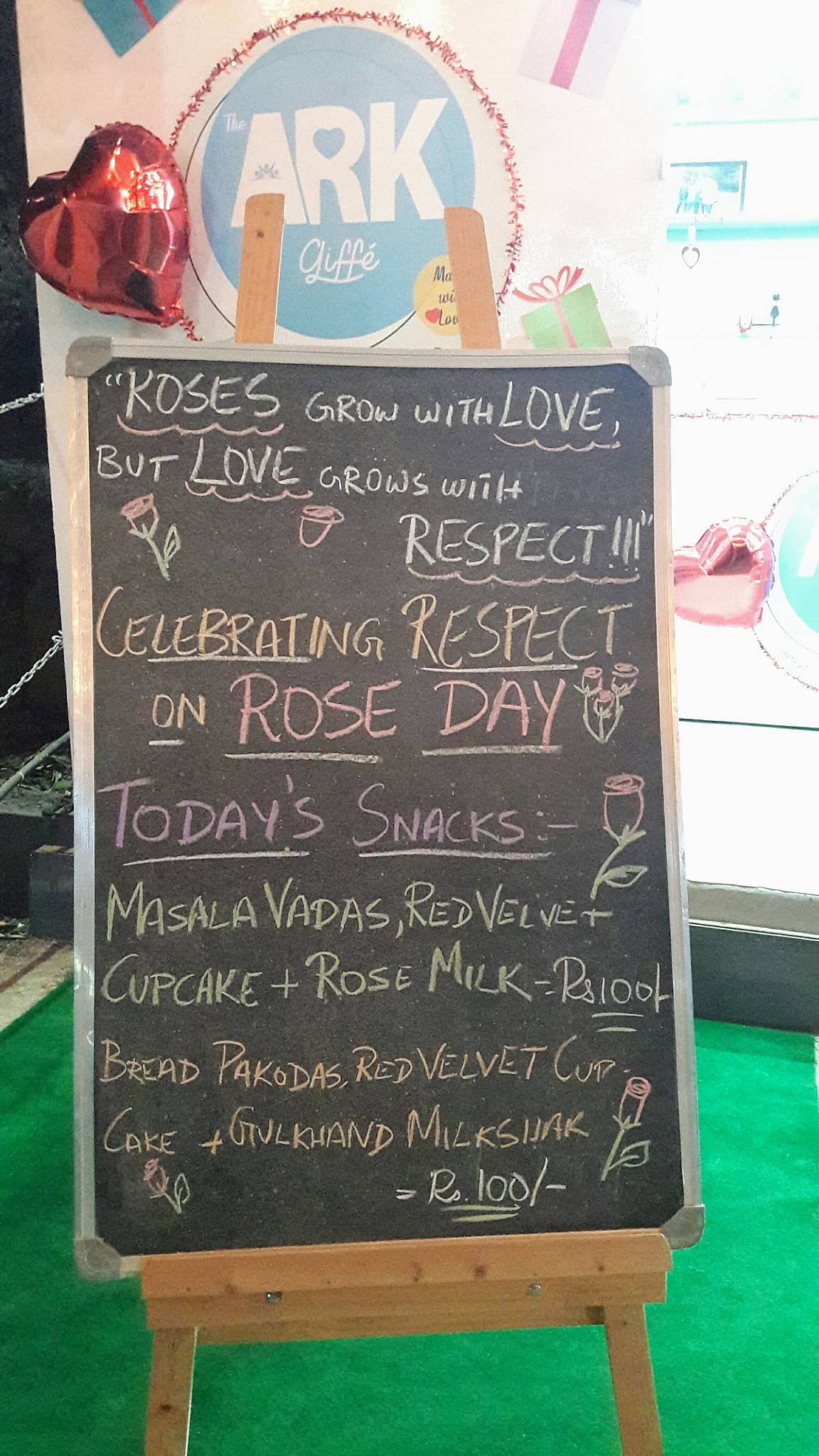 Menu at The Ark Café & Giftshop, Bengaluru