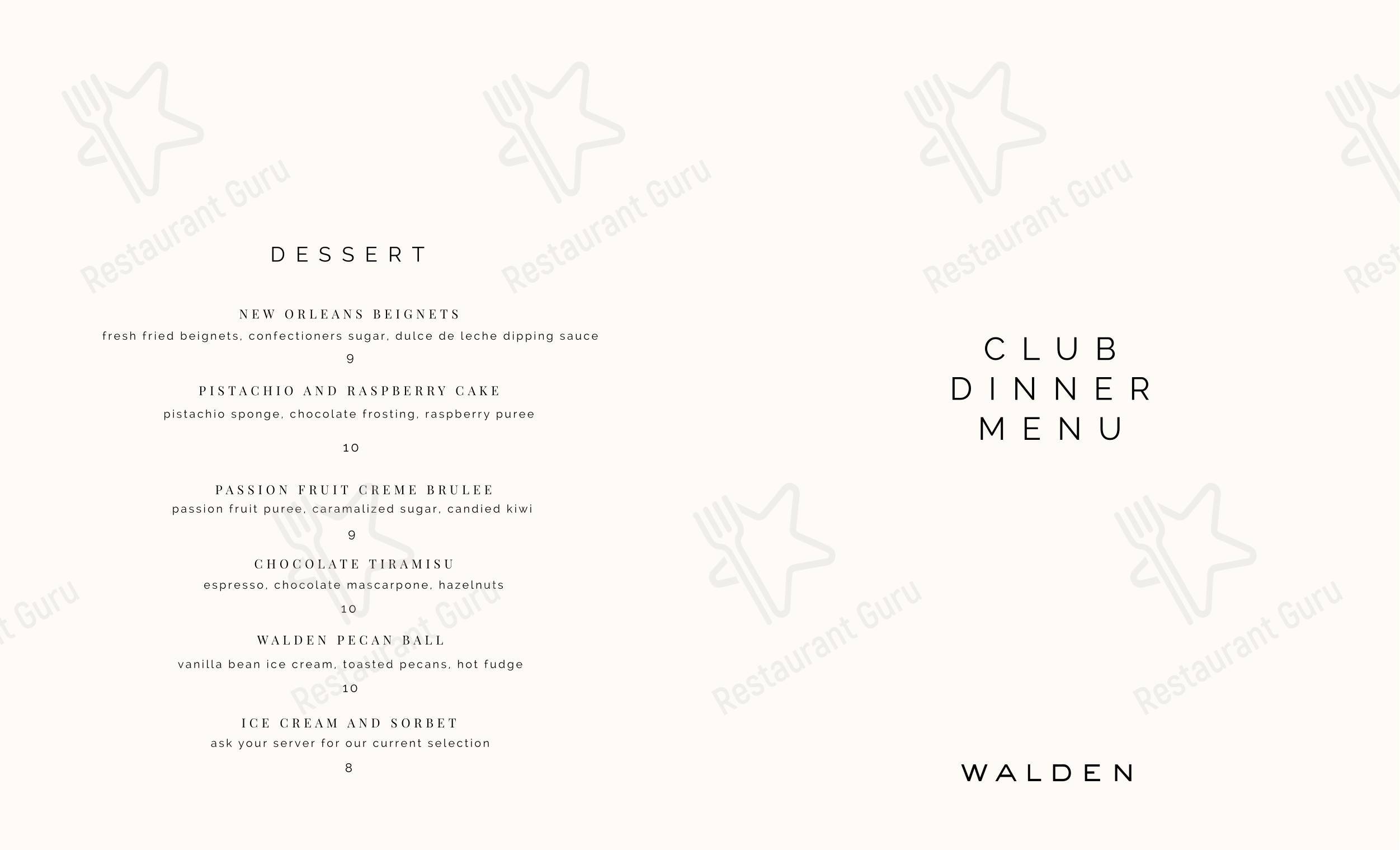 Menu at The Barn, Aurora, 700 S Bissell Rd