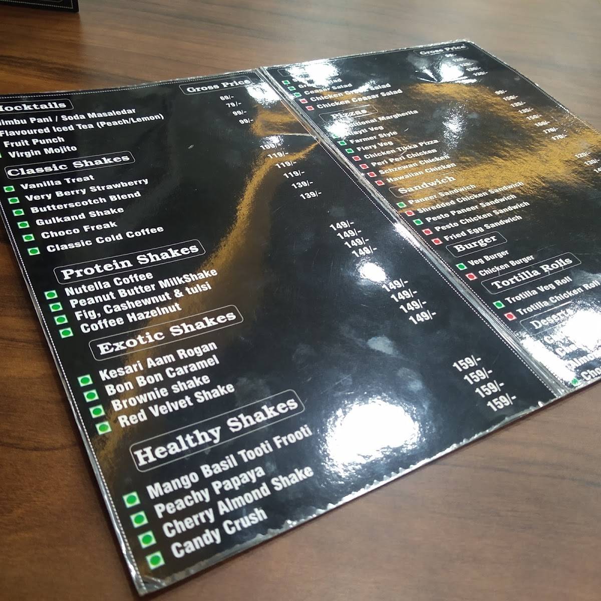 Menu at The Chilli Project, New Delhi, House no 61 Shed no 61 landmark Na