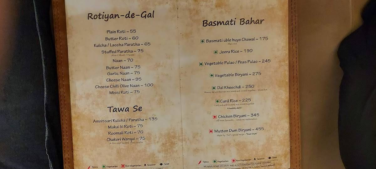 Menu at The Courtyard by Sublime, Bengaluru