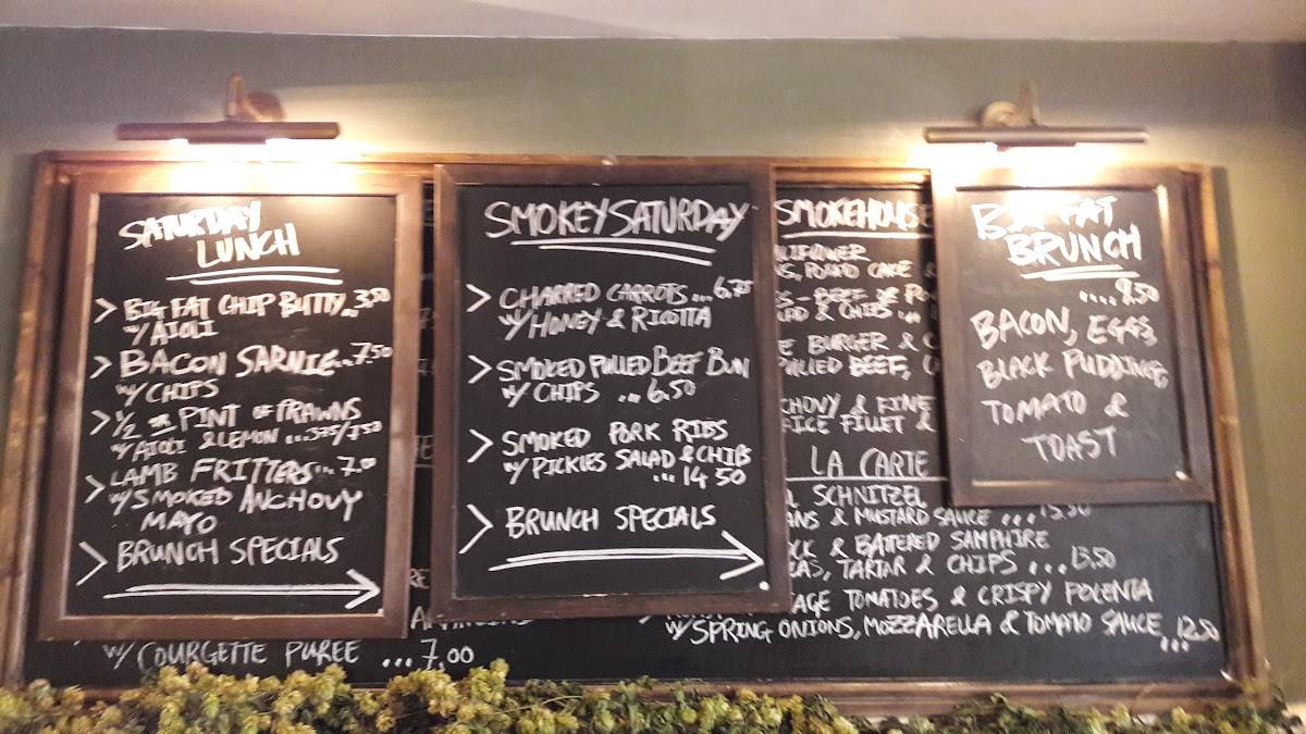 Menu at The Fat Pig pub & bar, Exeter