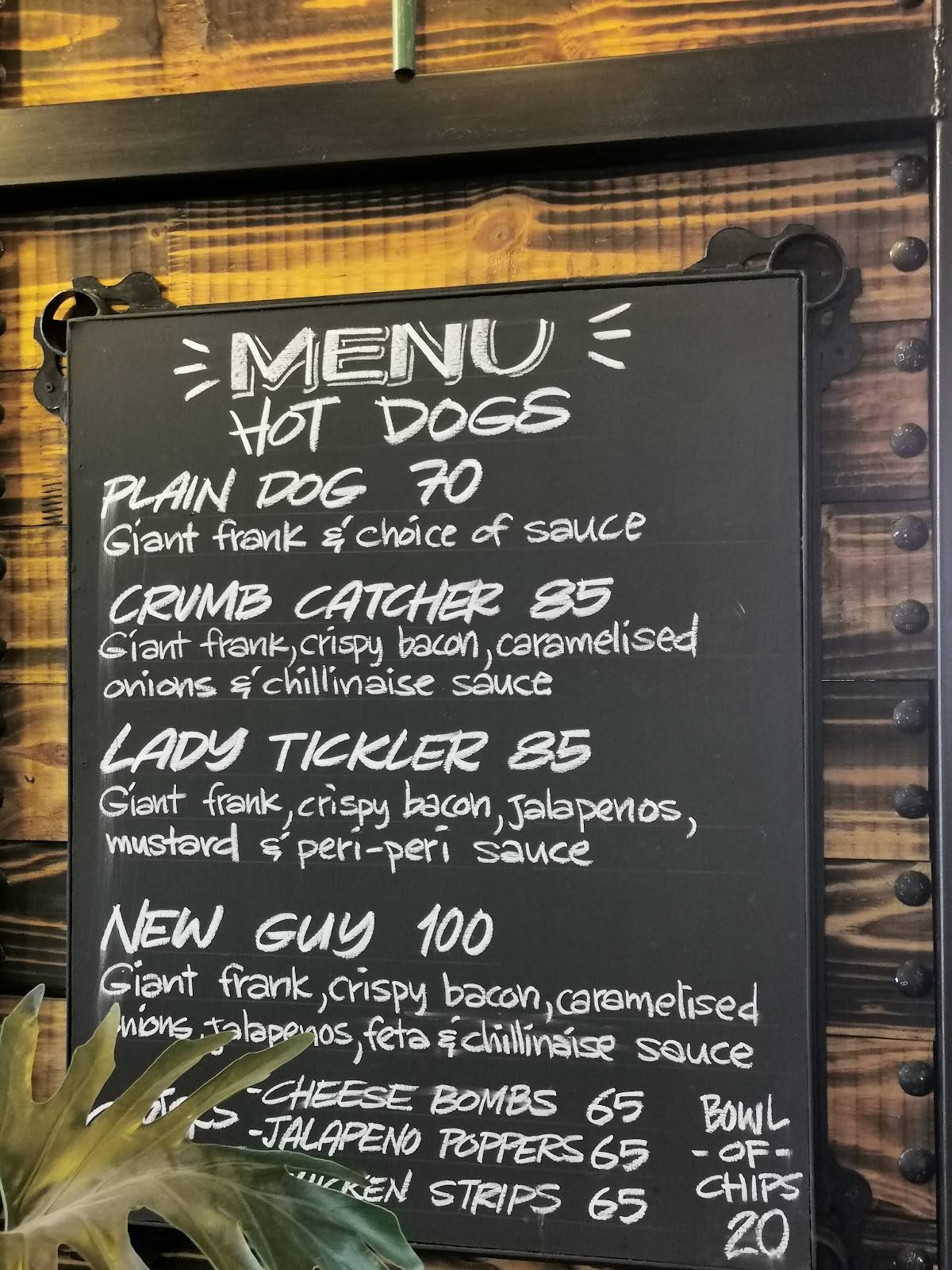 Menu at The Filthy Moustache - The Yard Eatery restaurant, Midrand