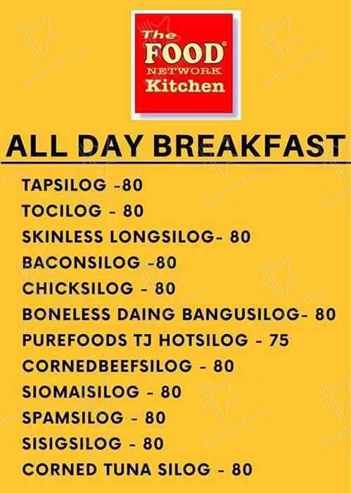 Carta del restaurante The Food Network Kitchen, Ciudad Quezon