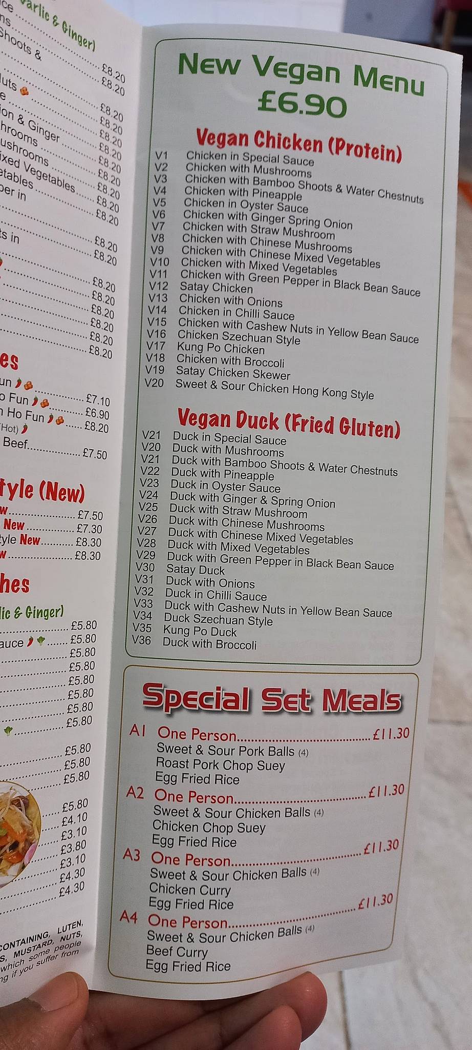 Menu at The Good Friend fast food, Milton Keynes