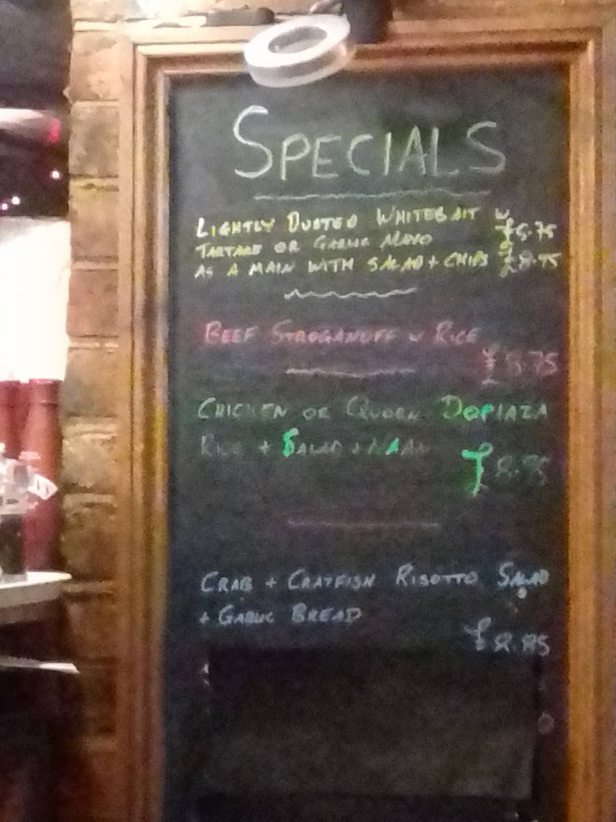 Menu at The Half Moon pub & bar, Tring