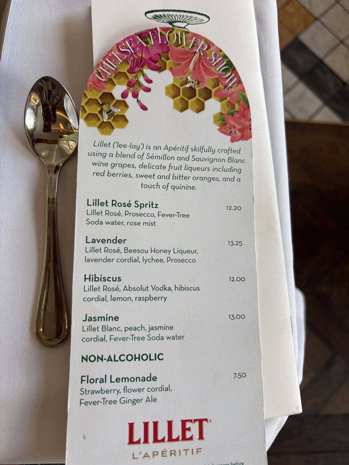 Menu at The Ivy Windsor restaurant, Windsor