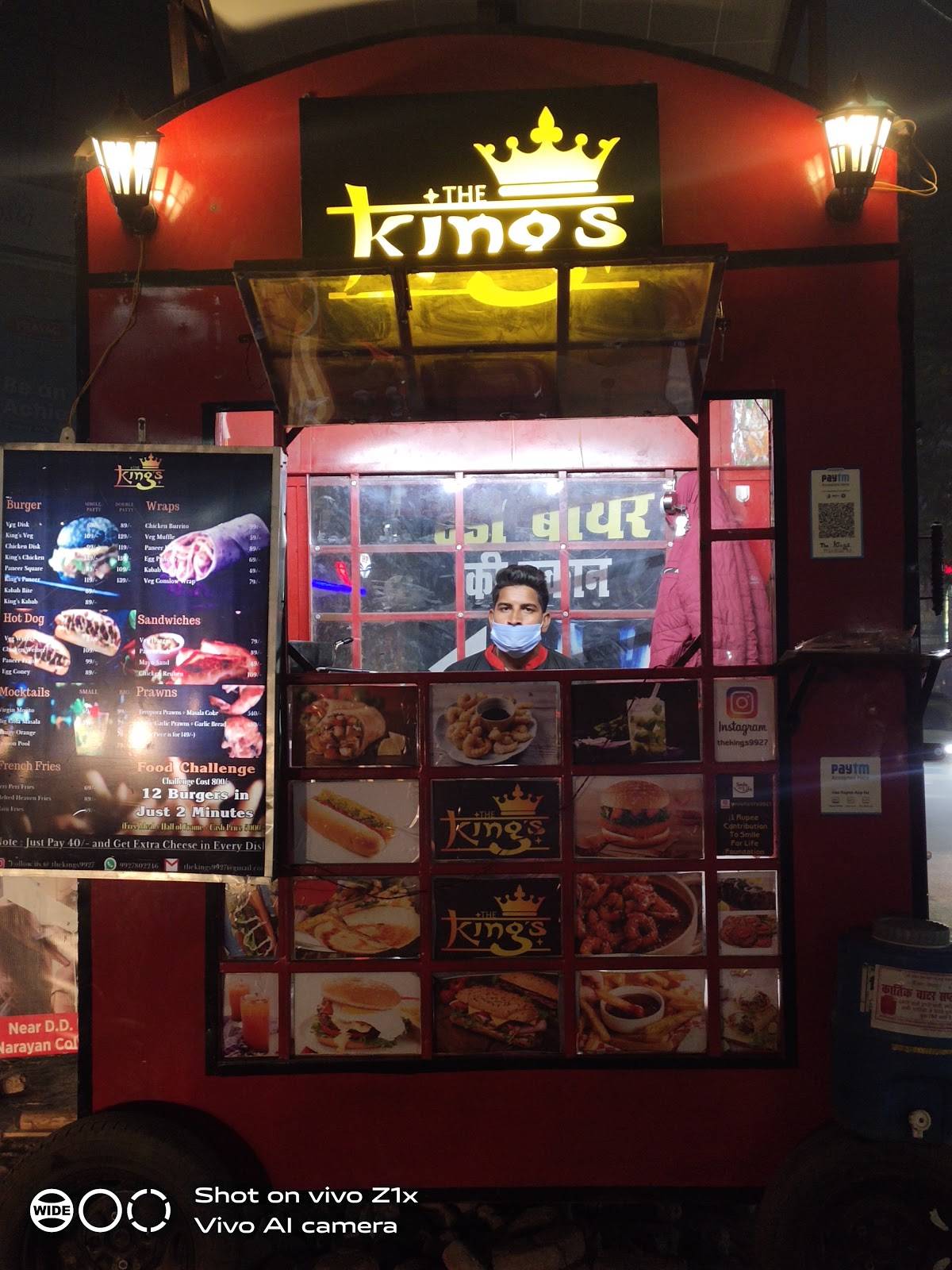 Menu at The King's QSR, Bareilly