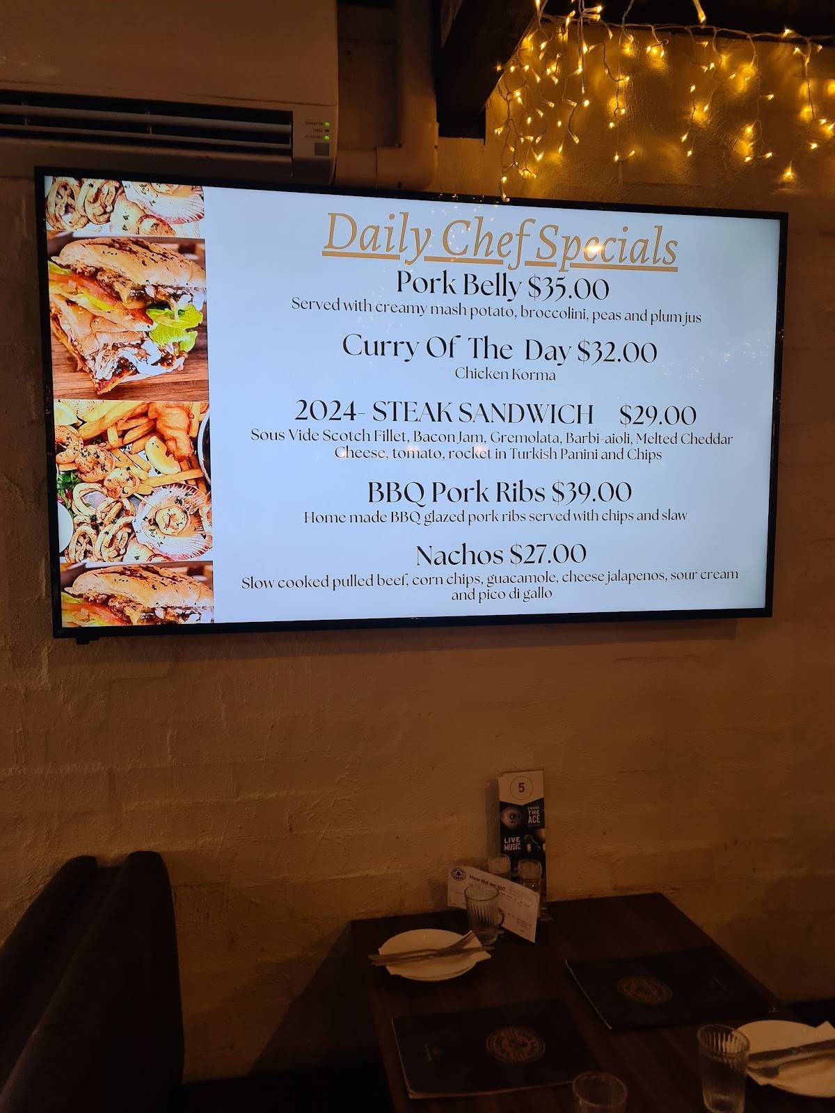 Menu at The Last Local pub & bar, Canning Vale