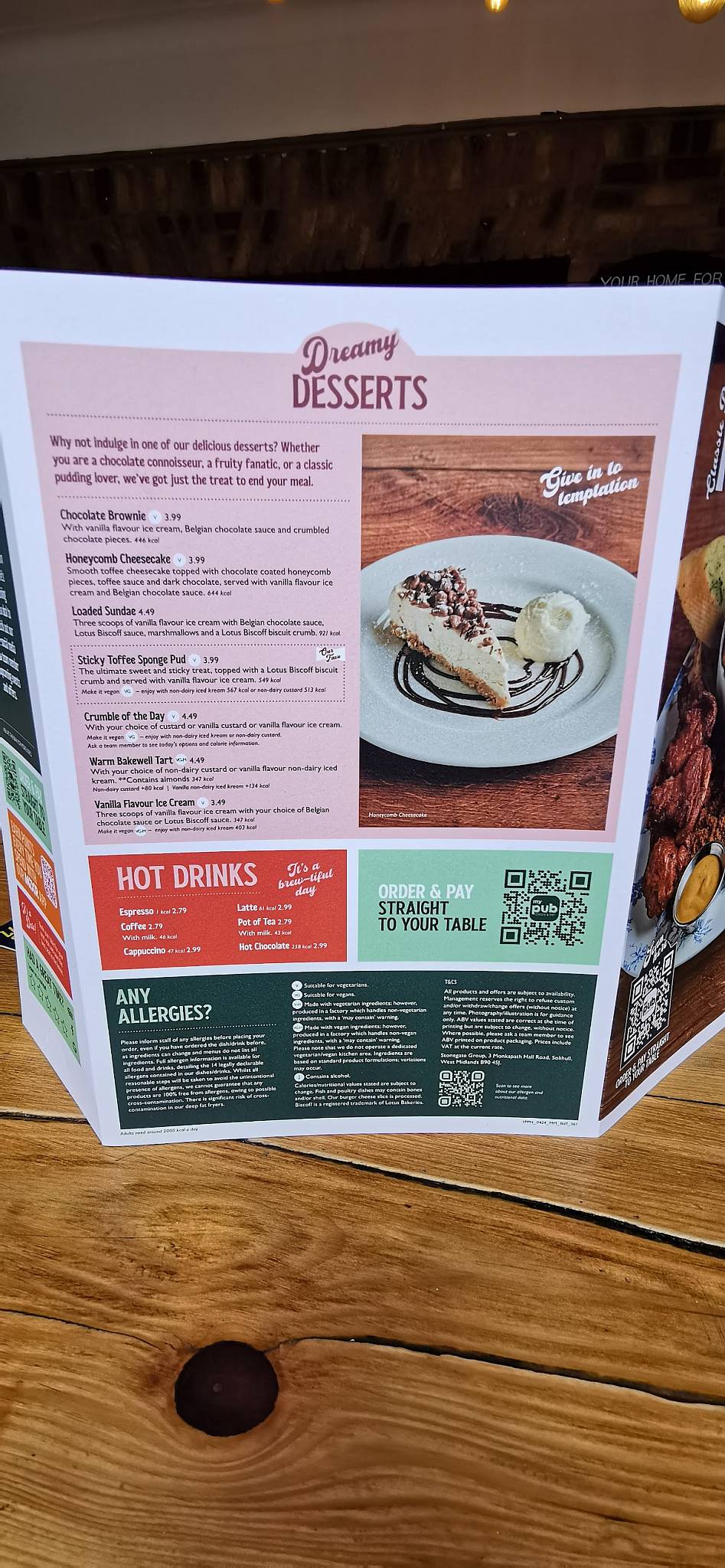 Menu at The Lord Nelson pub & bar, Jarrow, Monkton Ln