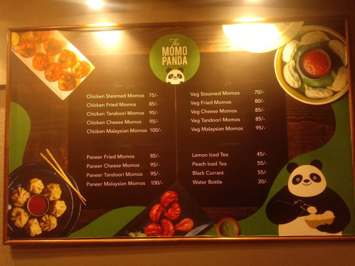 Menu at The momo panda, Pune, Shop No. 29