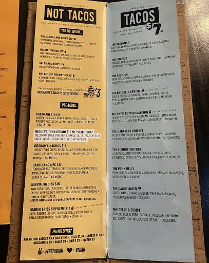Menu at The Mule - London restaurant, London
