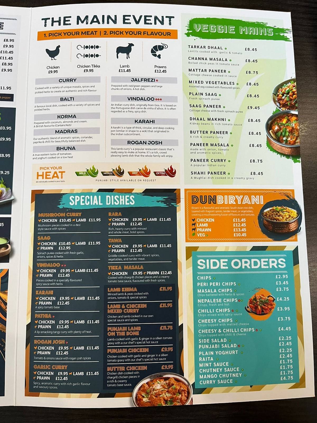 Menu at The New Dun Cow Bar & Grill, Telford