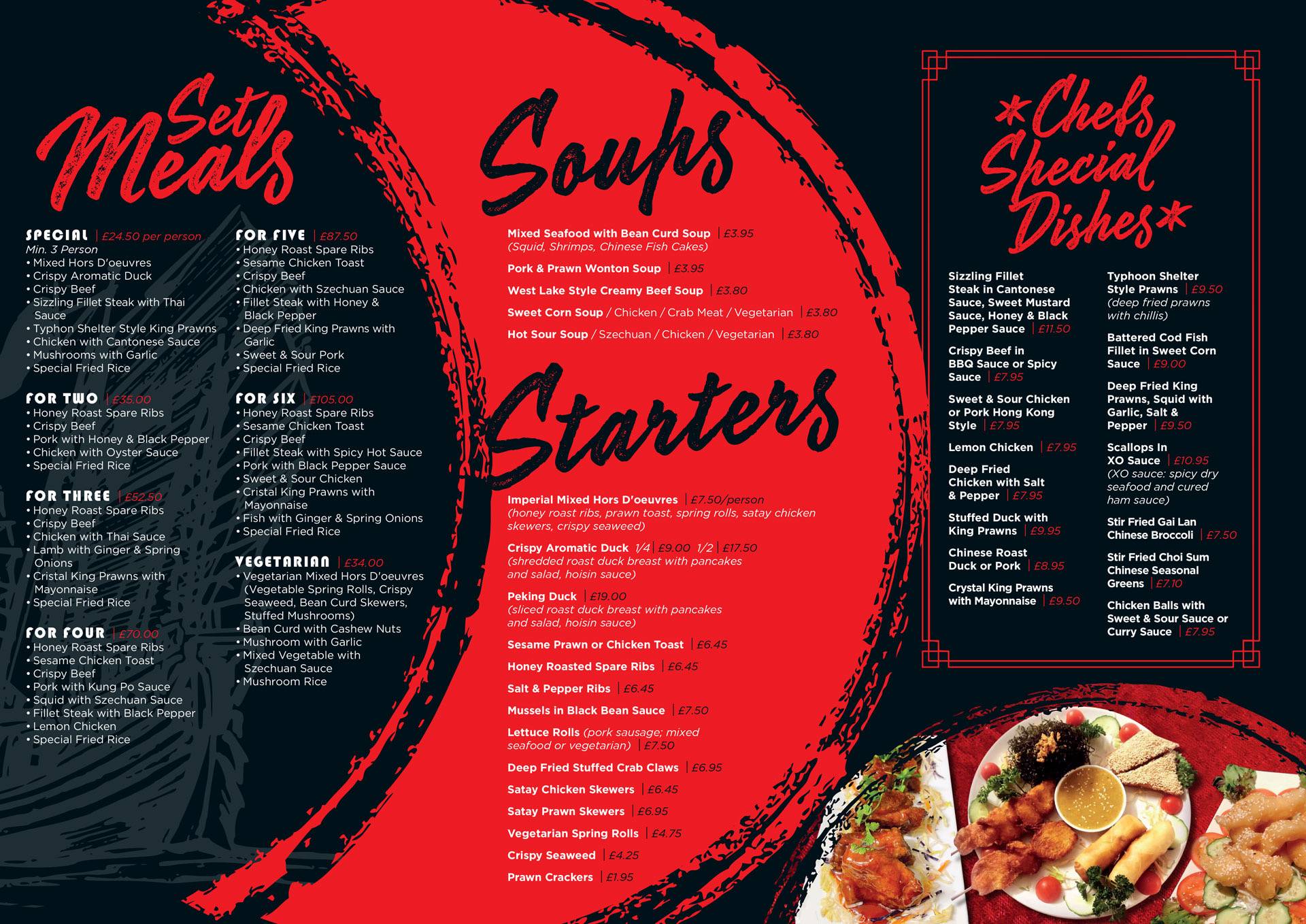 Menu at The New Slow Boat Cantonese Restaurant, Swansea