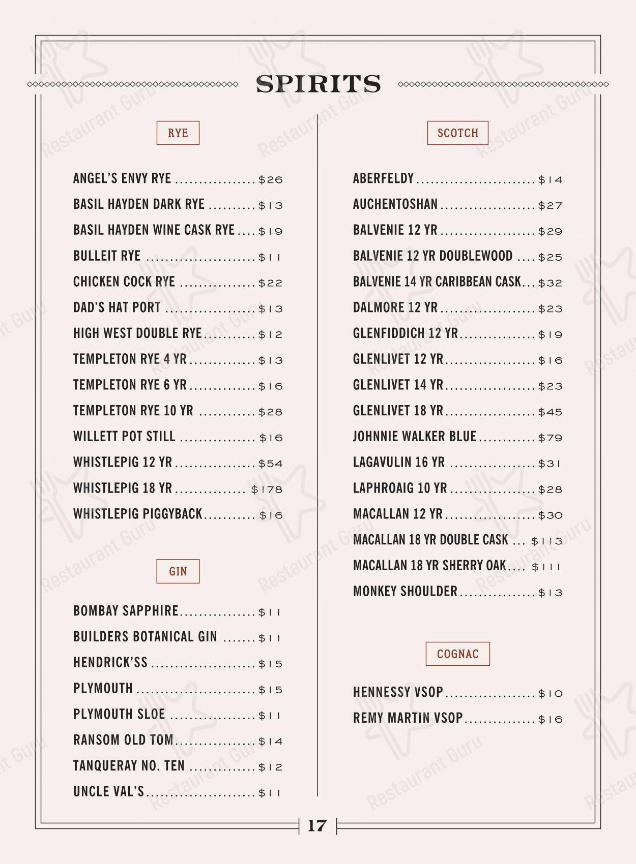 Menu at The Ozark Mill Restaurant at Finley Farms, Ozark