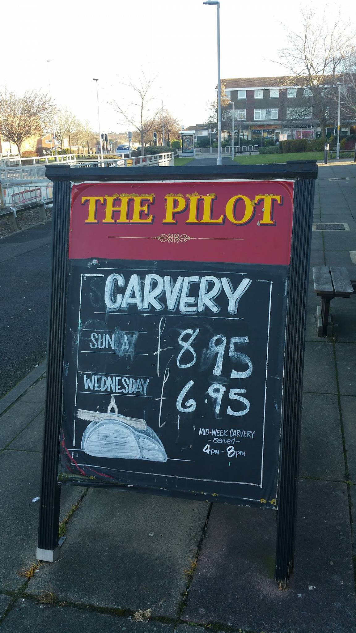 Menu at The Pilot pub & bar, Poole, 1 Adastral Rd