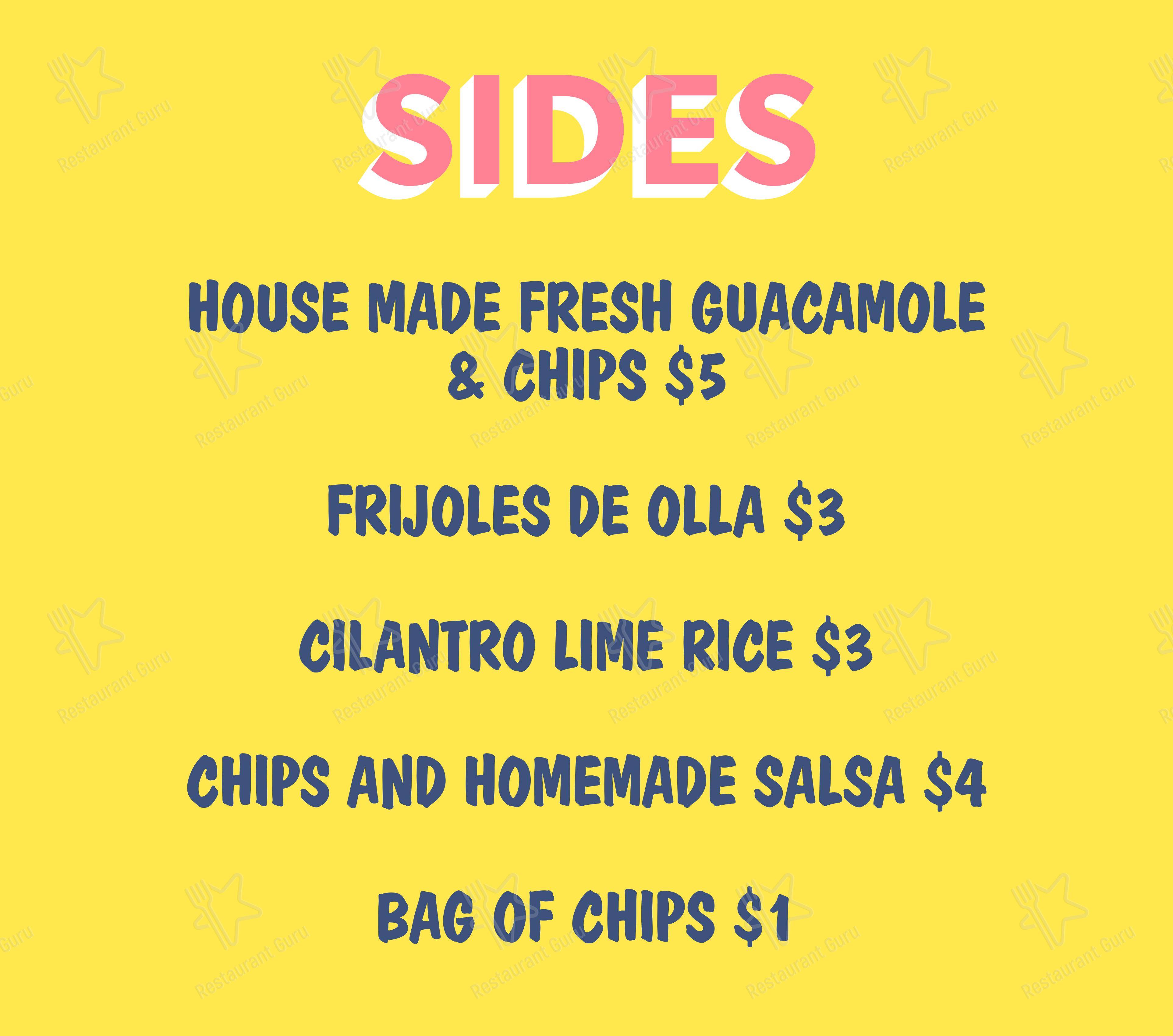 Menu at Lakeside Coffee Bar, San Ramon