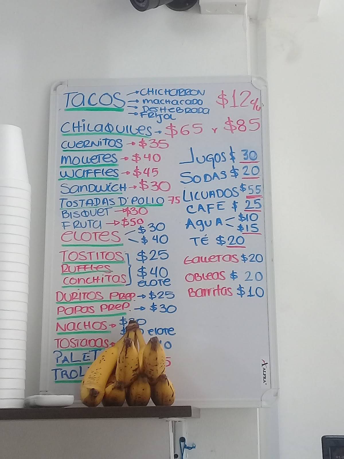 Menu at The Point breakfast, snack & more restaurant, Monterrey